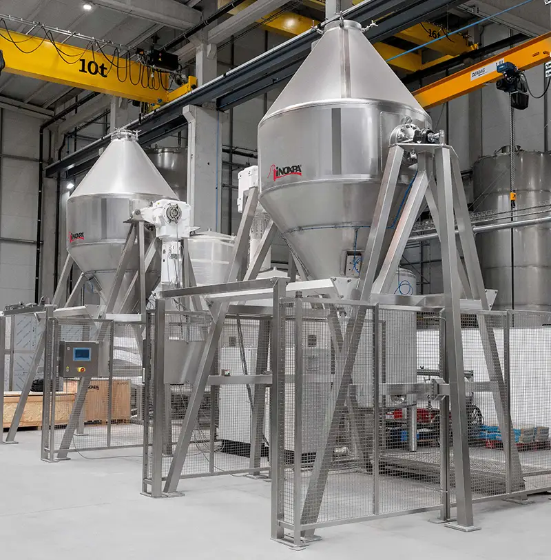 Miscelatori Biconici per la Miscelazione di Proteine - INOXPA